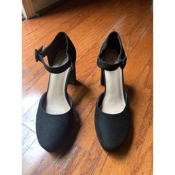 Limelight | Shoes | Limelight Black Platform Heel Womens Shoe Size ...